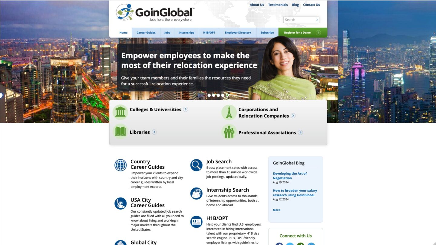 GoinGlobal - UNC Career Hub